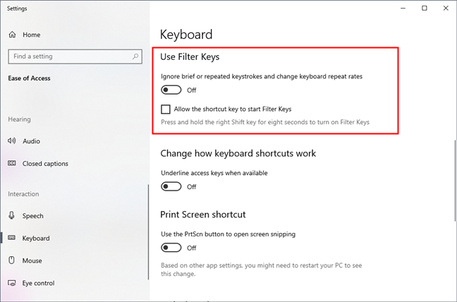 How to turn off Sticky Keys in Windows 10 – Dr Memory (XUM Enterprise Ltd)